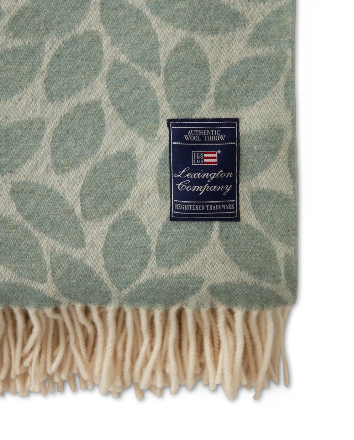 Lexington Leaves Recycled Wool Jacquard Throw - Butik Victoria