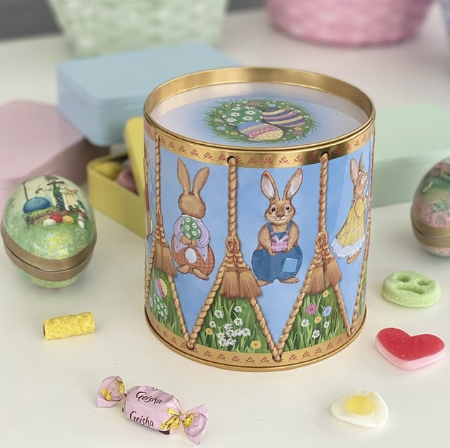 Plåtburk Easter Drum - Butik Victoria